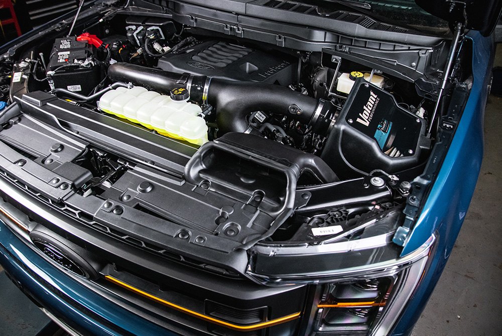 Volant® 191356 - Plastic Black Cold Air Intake System with Donaldson ...