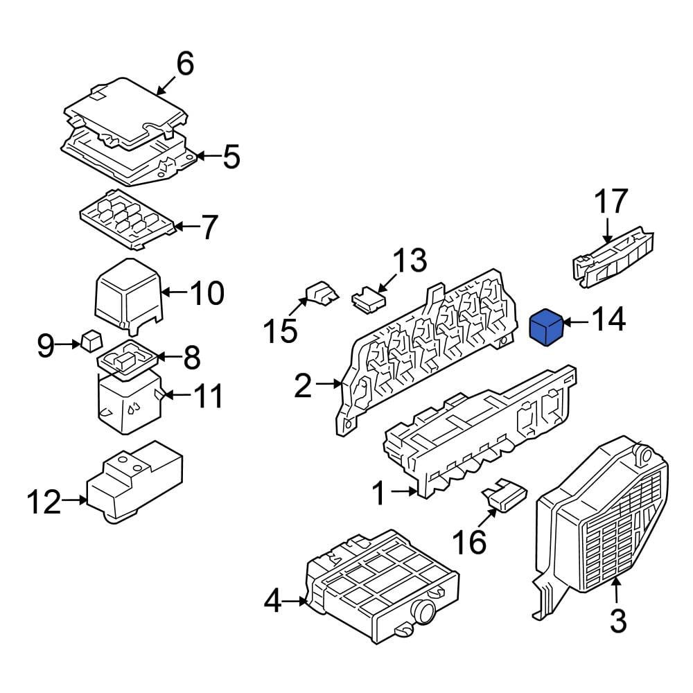 Volkswagen OE 4H0951253A - Accessory Power Relay
