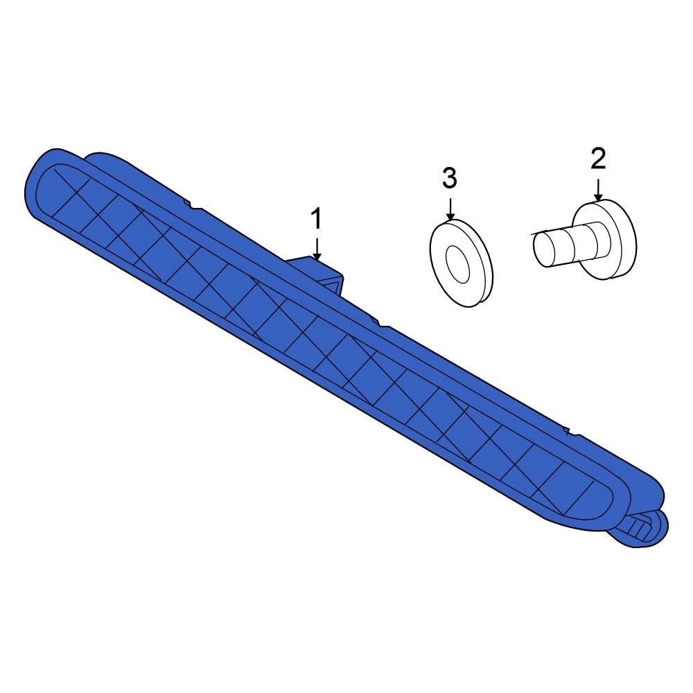 Volkswagen OE 1Y0945097 - Rear Center High Mount Stop Light