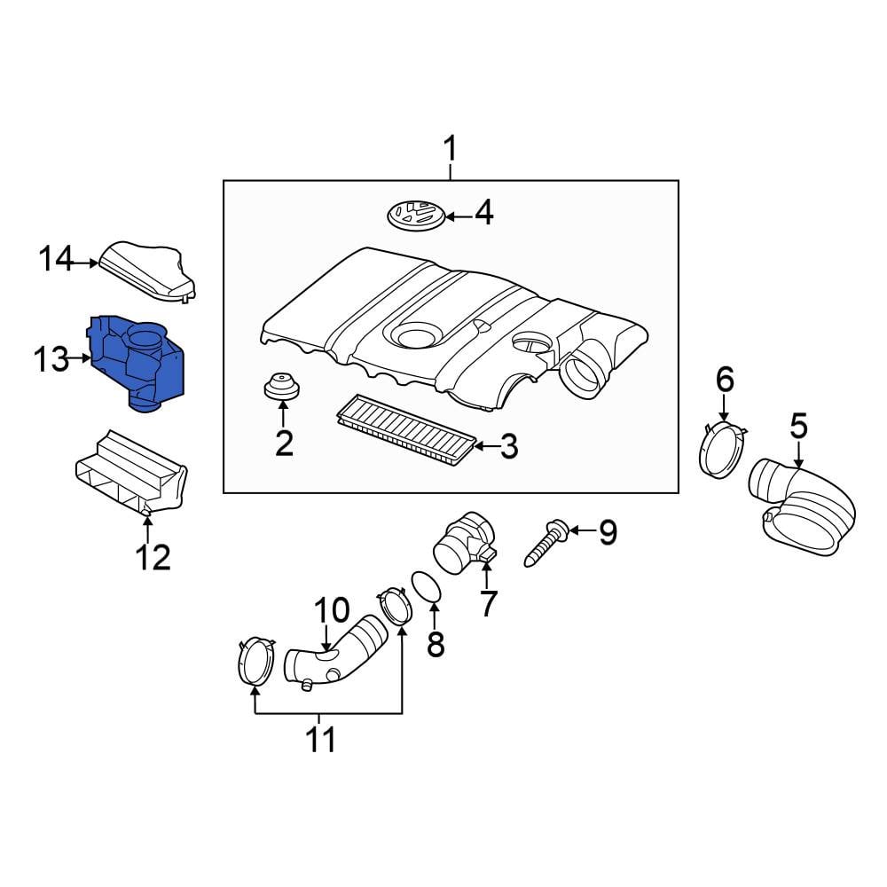 Volkswagen OE 1K0805962C9B9 - Engine Air Intake Hose