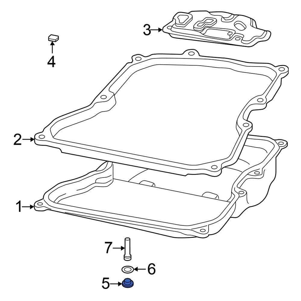 Volkswagen OE WHT000310A - Transmission Drain Plug