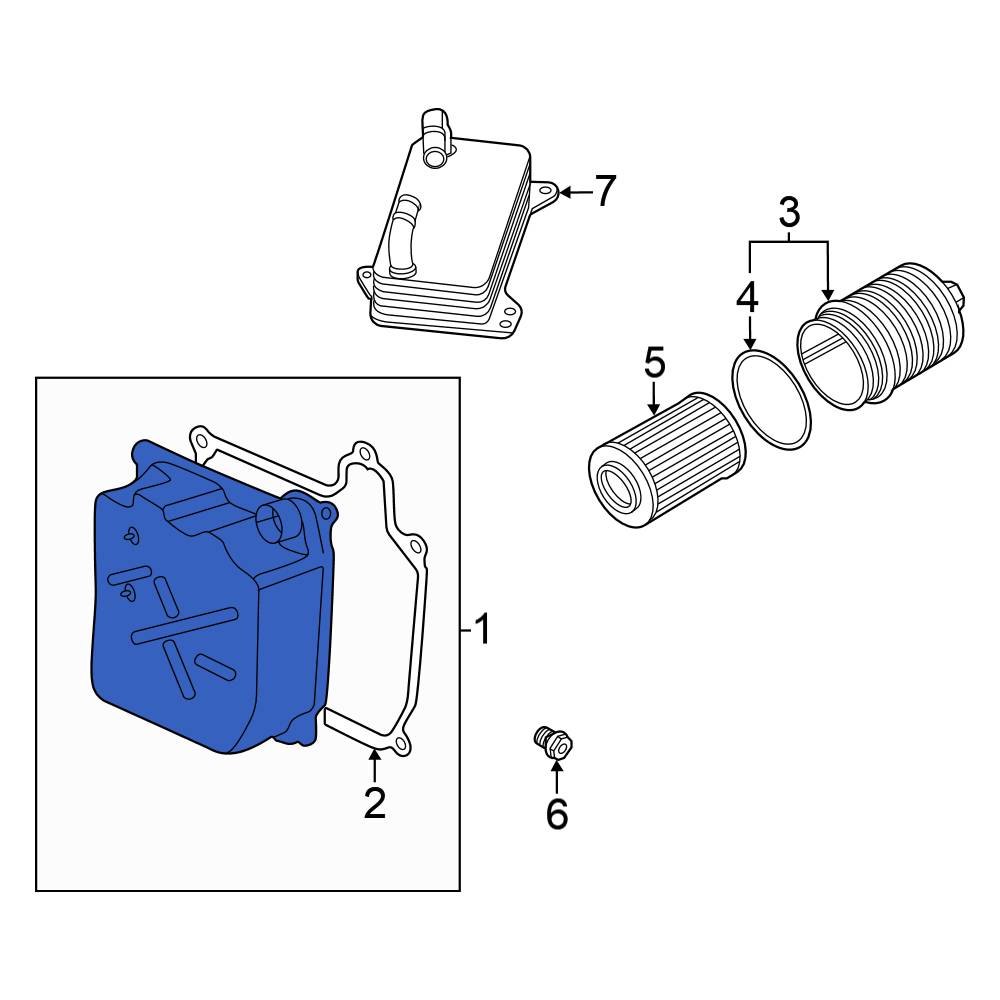 Volkswagen OE 0GC325201H - Automatic Transmission Cover