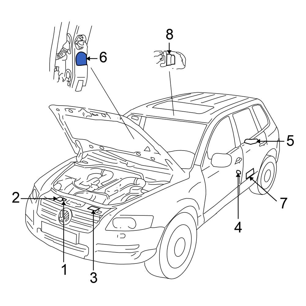 Volkswagen OE 5G0010029J - Engine Decal