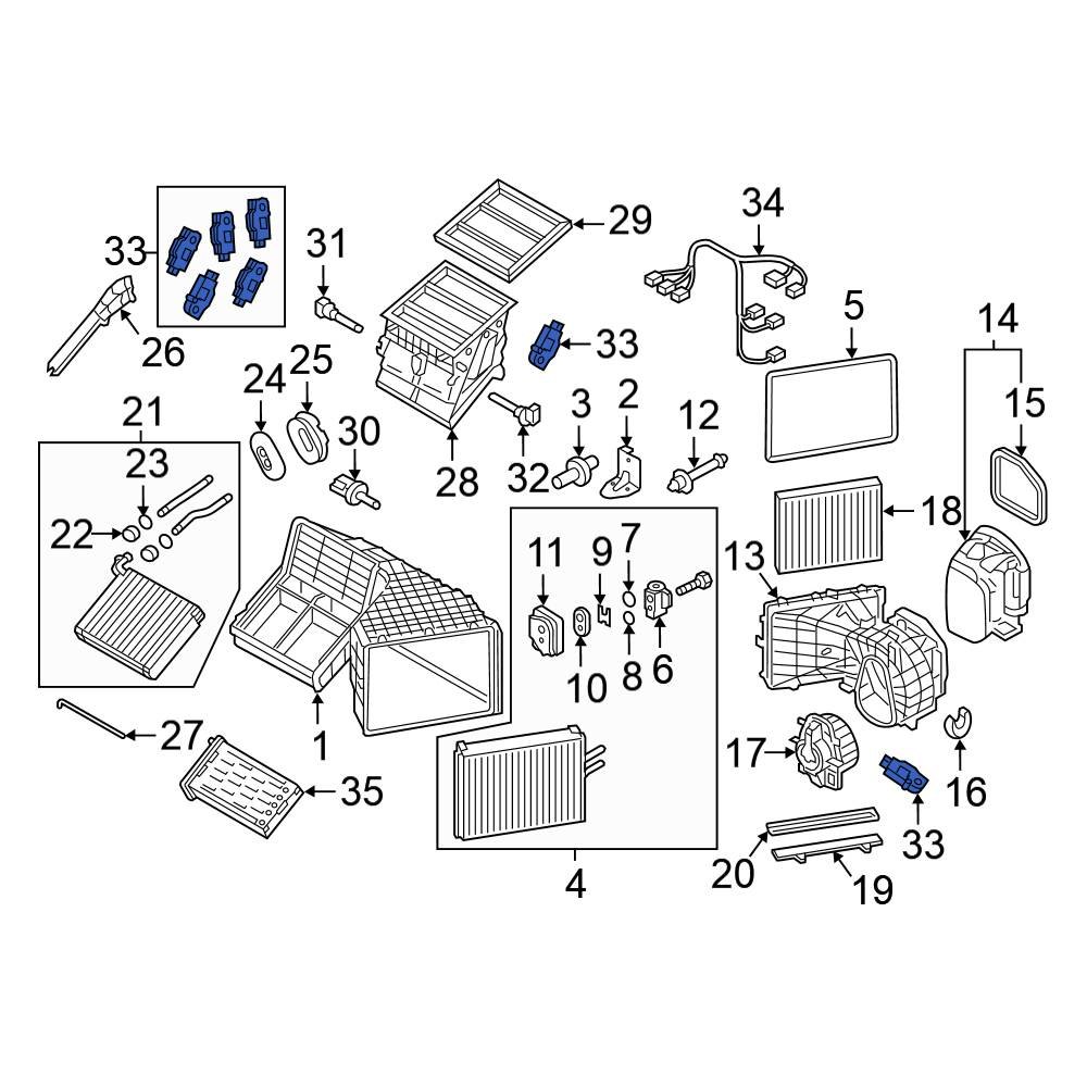 Volkswagen OE 8K0820511D - HVAC Air Adjustment Control Motor