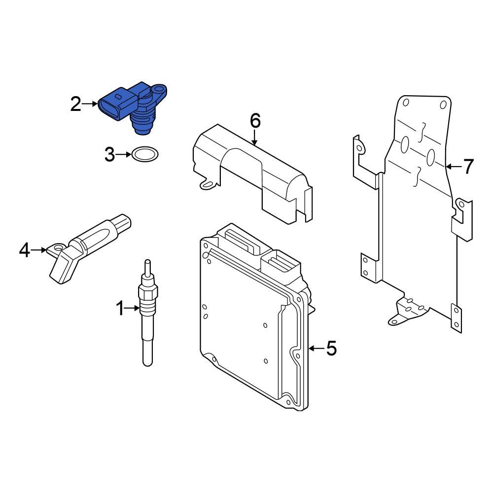 Volkswagen OE 07L905163C - Engine Camshaft Position Sensor