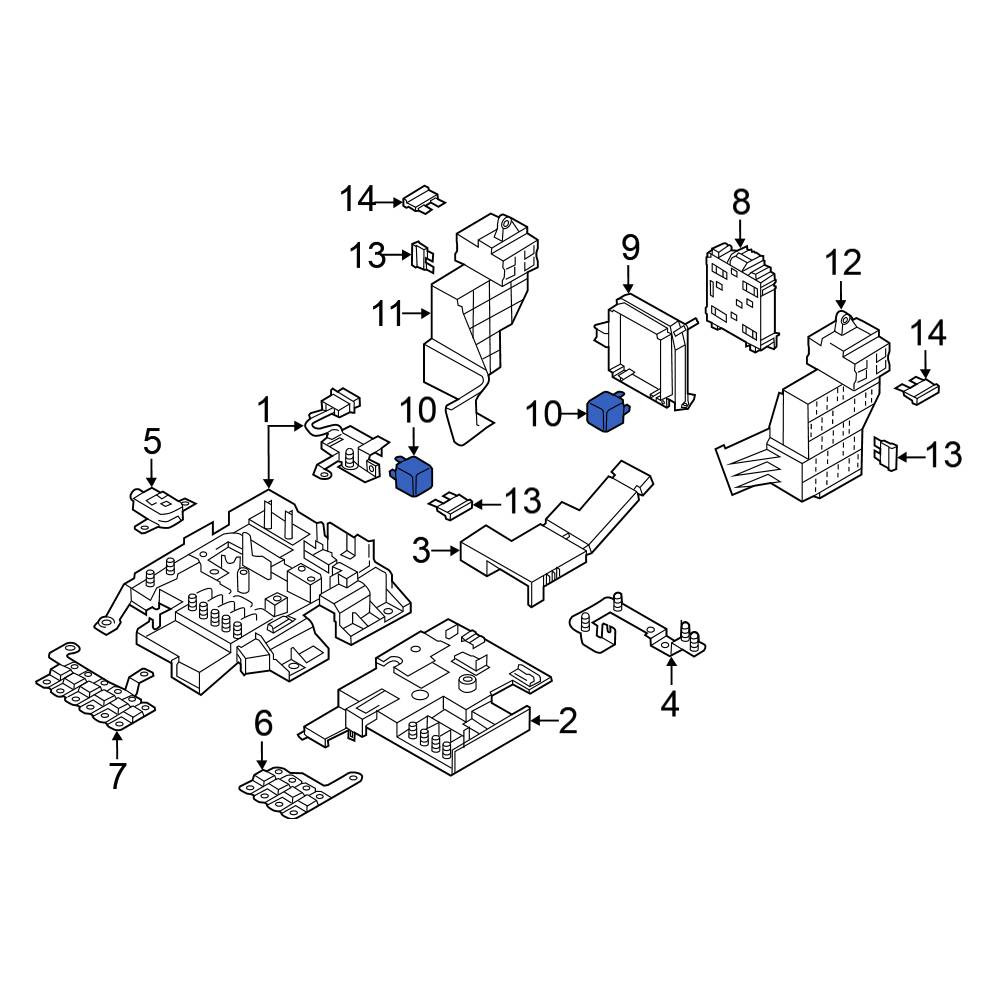 Volkswagen OE 4H0951253A - Accessory Power Relay
