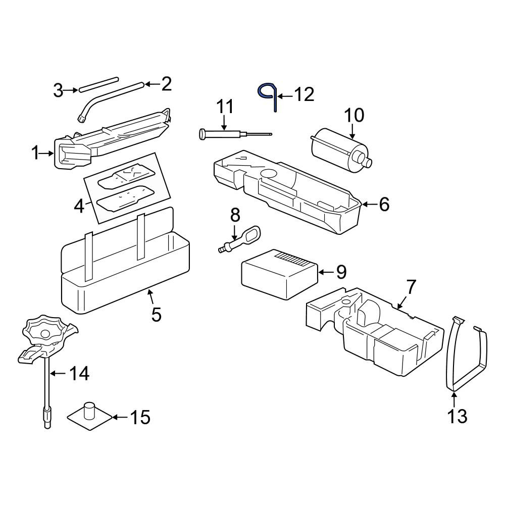 Volkswagen OE 6X0012243 - Multi Purpose Tool Set