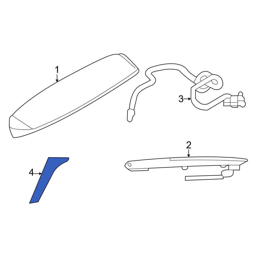 Volkswagen OE 2GJ827939B041 - Rear Spoiler