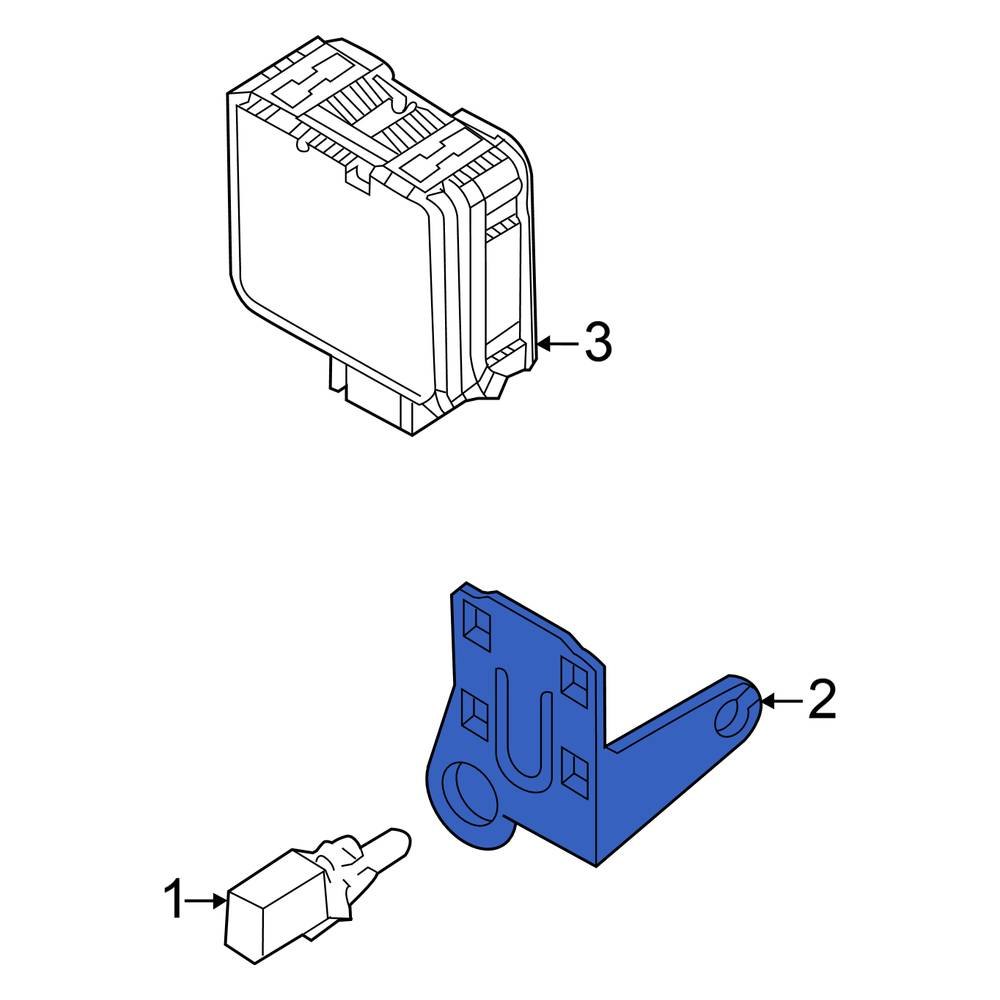 Volkswagen OE 5M0820536A - Ambient Air Temperature Sensor Bracket