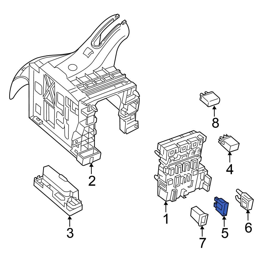 Volkswagen OE 5Q0937629C - Multi-Purpose Fuse