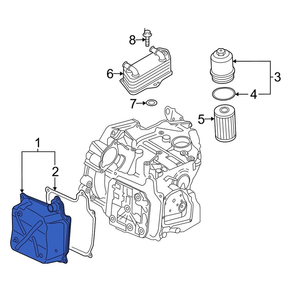 Volkswagen OE 0GC325201H - Automatic Transmission Cover