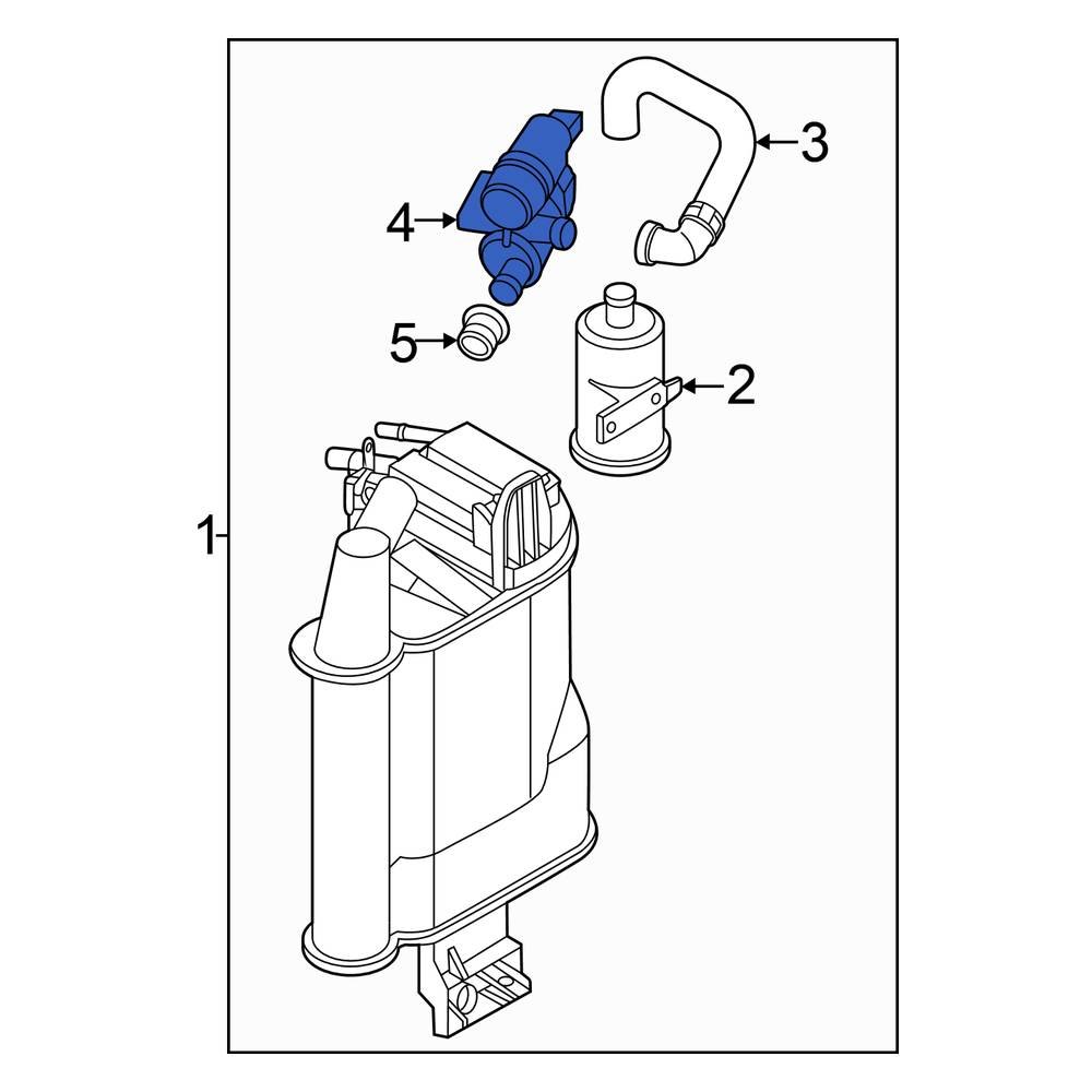 Volkswagen OE 7L0906243F - Evaporative Emissions System Leak Detection Pump