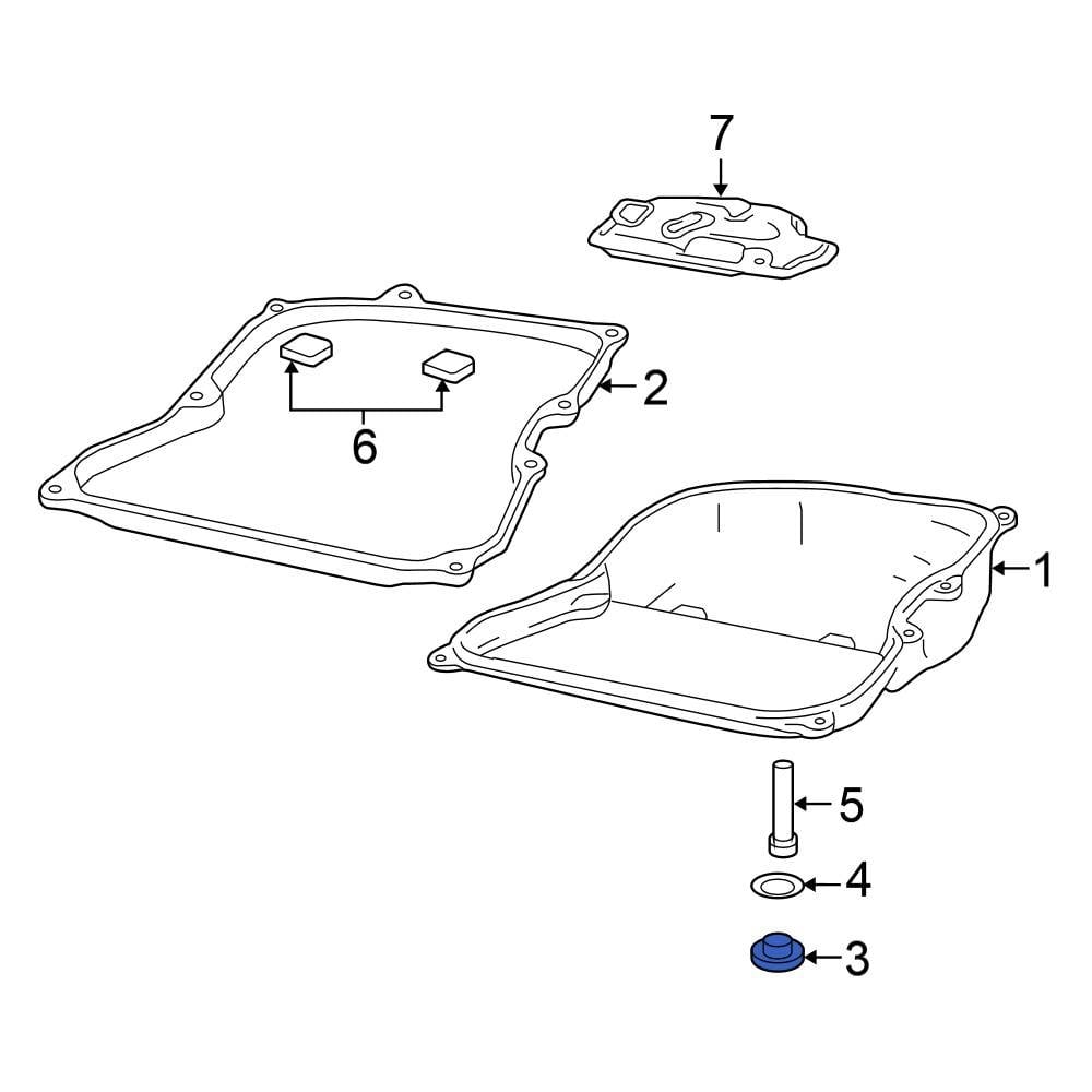 Volkswagen OE WHT000310A - Transmission Drain Plug