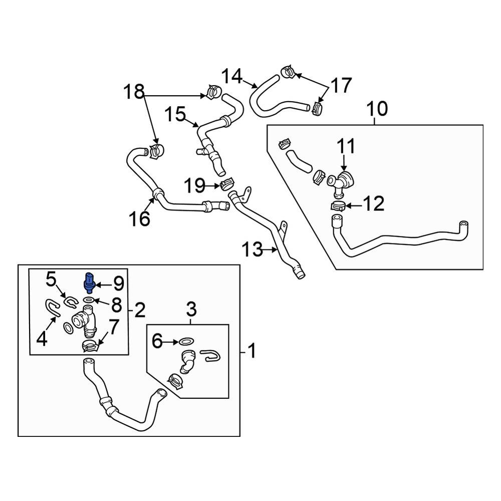 Volkswagen OE 079919525M - Engine Coolant Temperature Sensor
