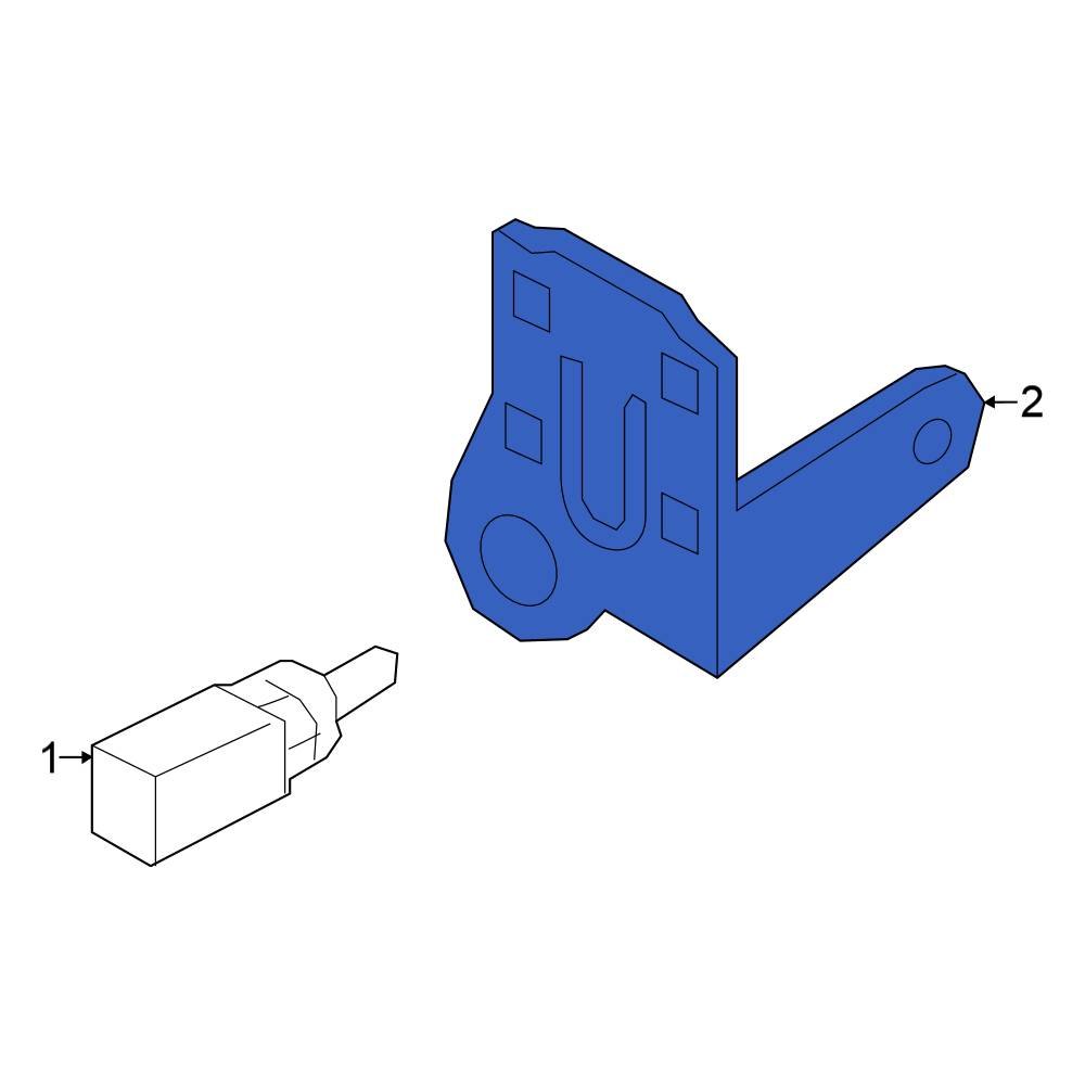 Volkswagen OE 5M0820536A - Ambient Air Temperature Sensor Bracket