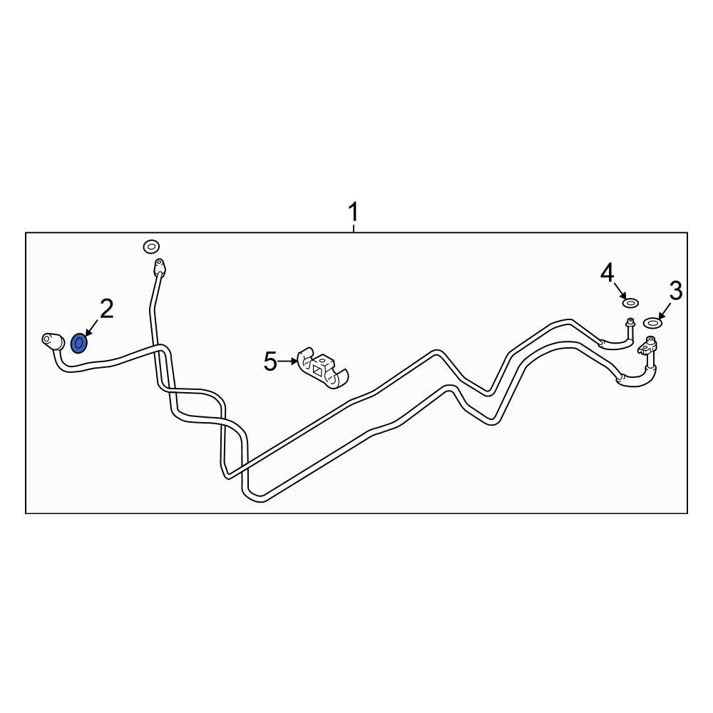 Volkswagen OE 4D0260749B - A/C Refrigerant Line O-Ring