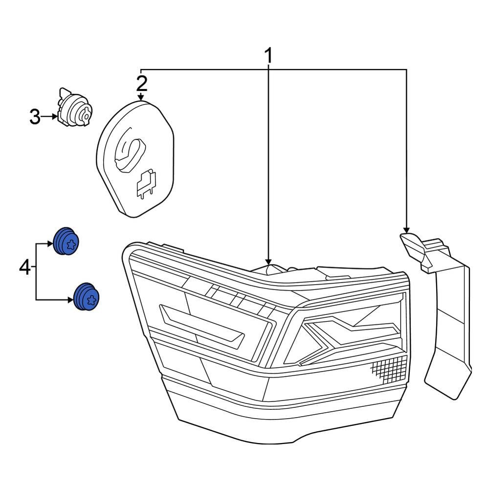Volkswagen OE 3CN945229 - Tail Light Assembly Spacer