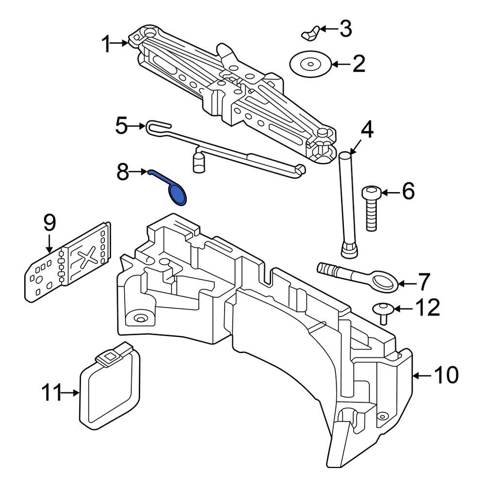 Volkswagen OE 6X0012243 - Multi Purpose Tool Set