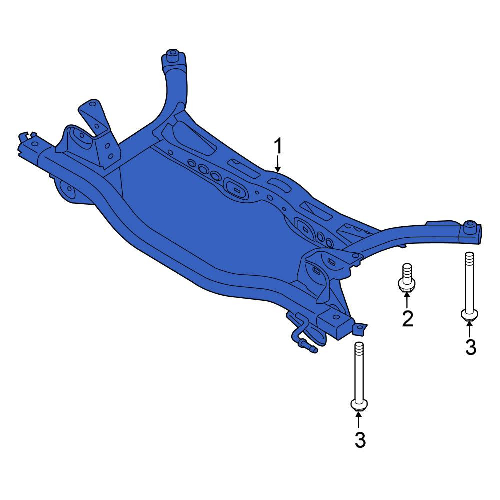 Volkswagen OE 5QM505315F - Rear Suspension Subframe Crossmember