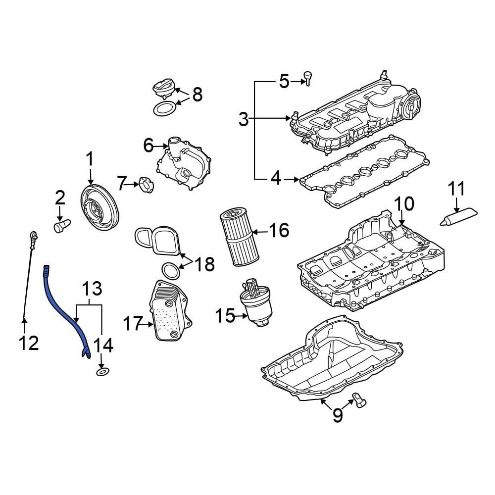 Volkswagen OE 06J115610L - Engine Oil Dipstick Tube