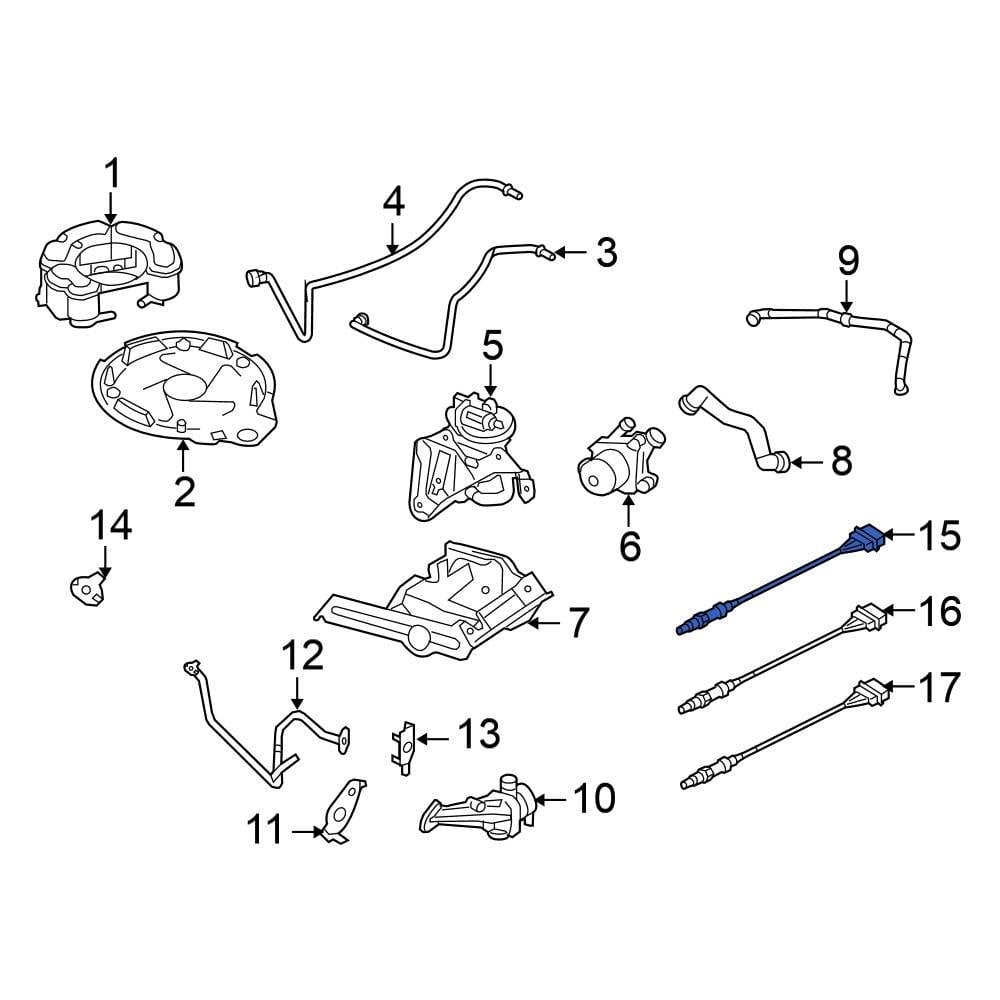 Volkswagen OE 1K0998262N - Front Oxygen Sensor