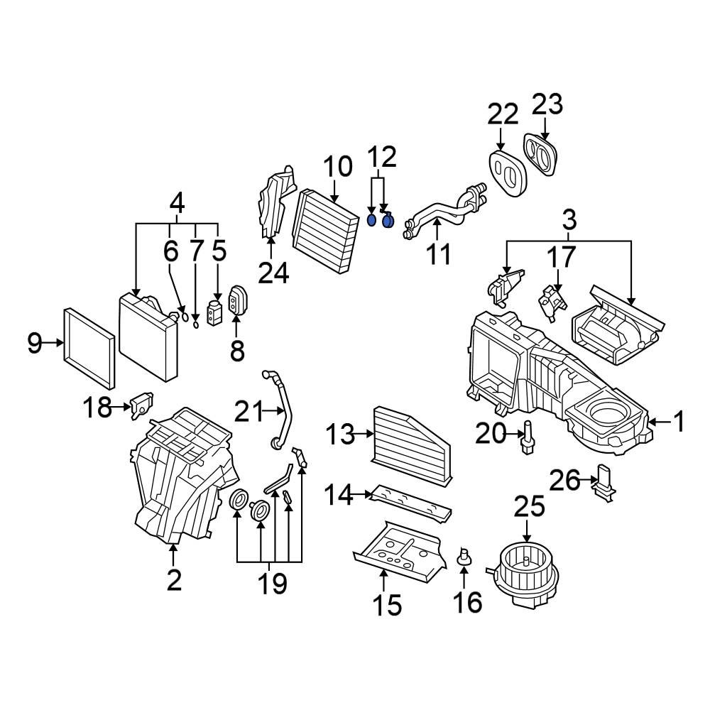 Volkswagen OE 8E0898380 - HVAC Heater Hose Clamp