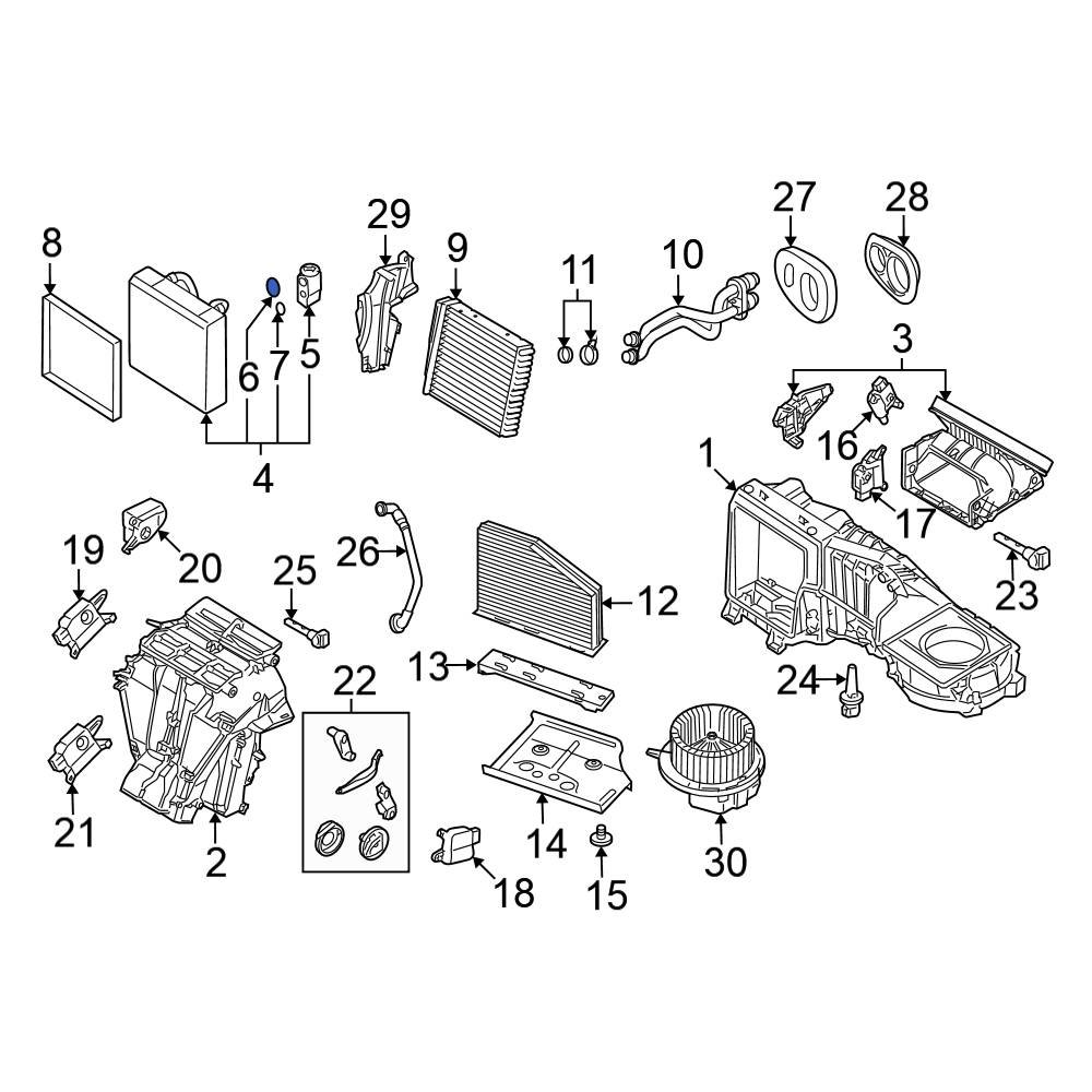 Volkswagen OE 8E0260749D - Upper A/C Line O-Ring