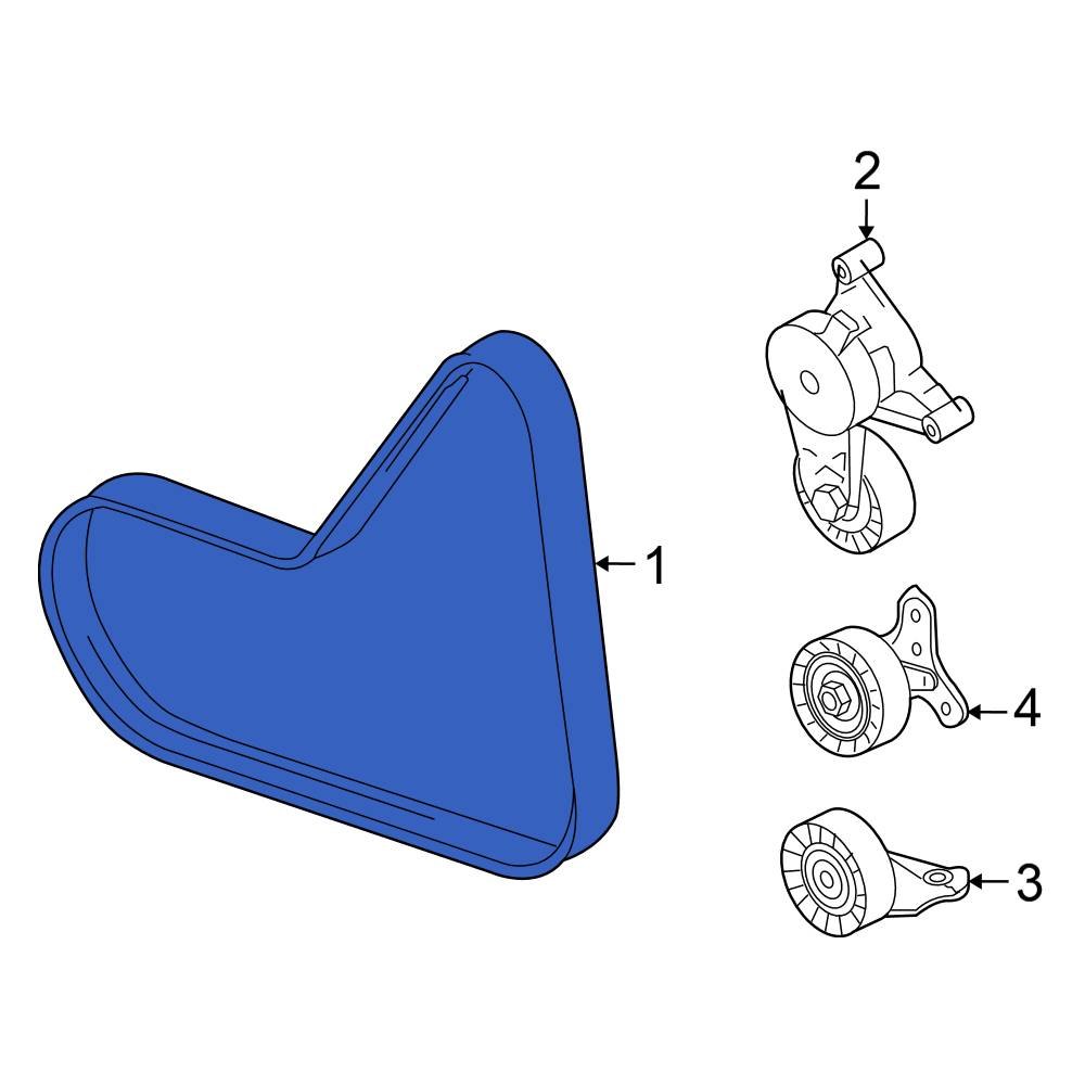 Volkswagen OE 07K145933E - Serpentine Belt