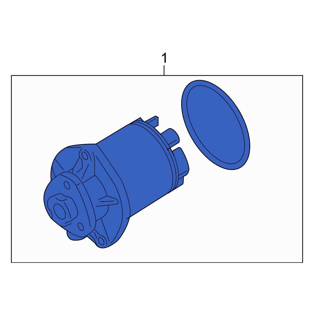 Volkswagen OE 07K121011B - Engine Water Pump