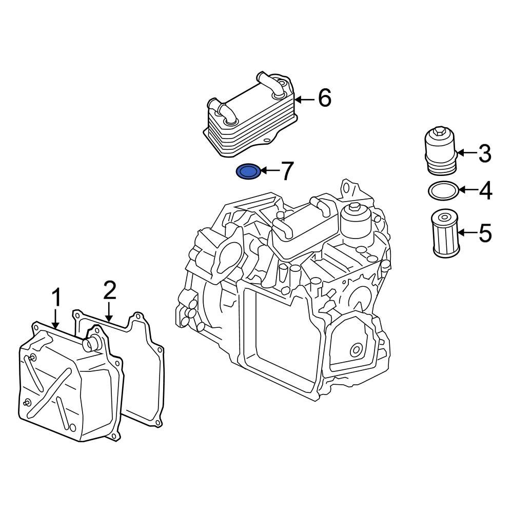 Volkswagen OE WHT008226 - Automatic Transmission Oil Cooler O-Ring