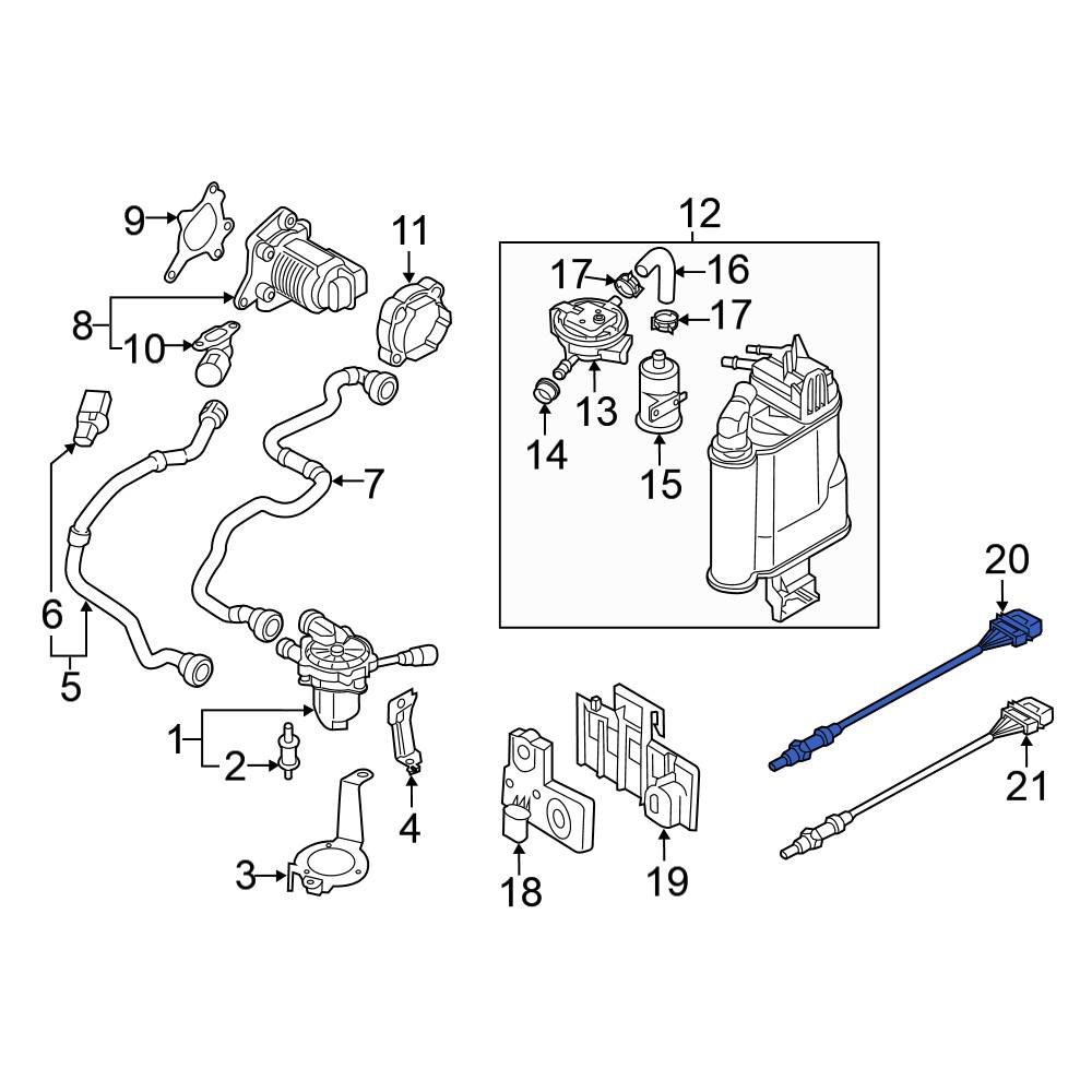 Volkswagen OE 06K906262CS - Front Oxygen Sensor