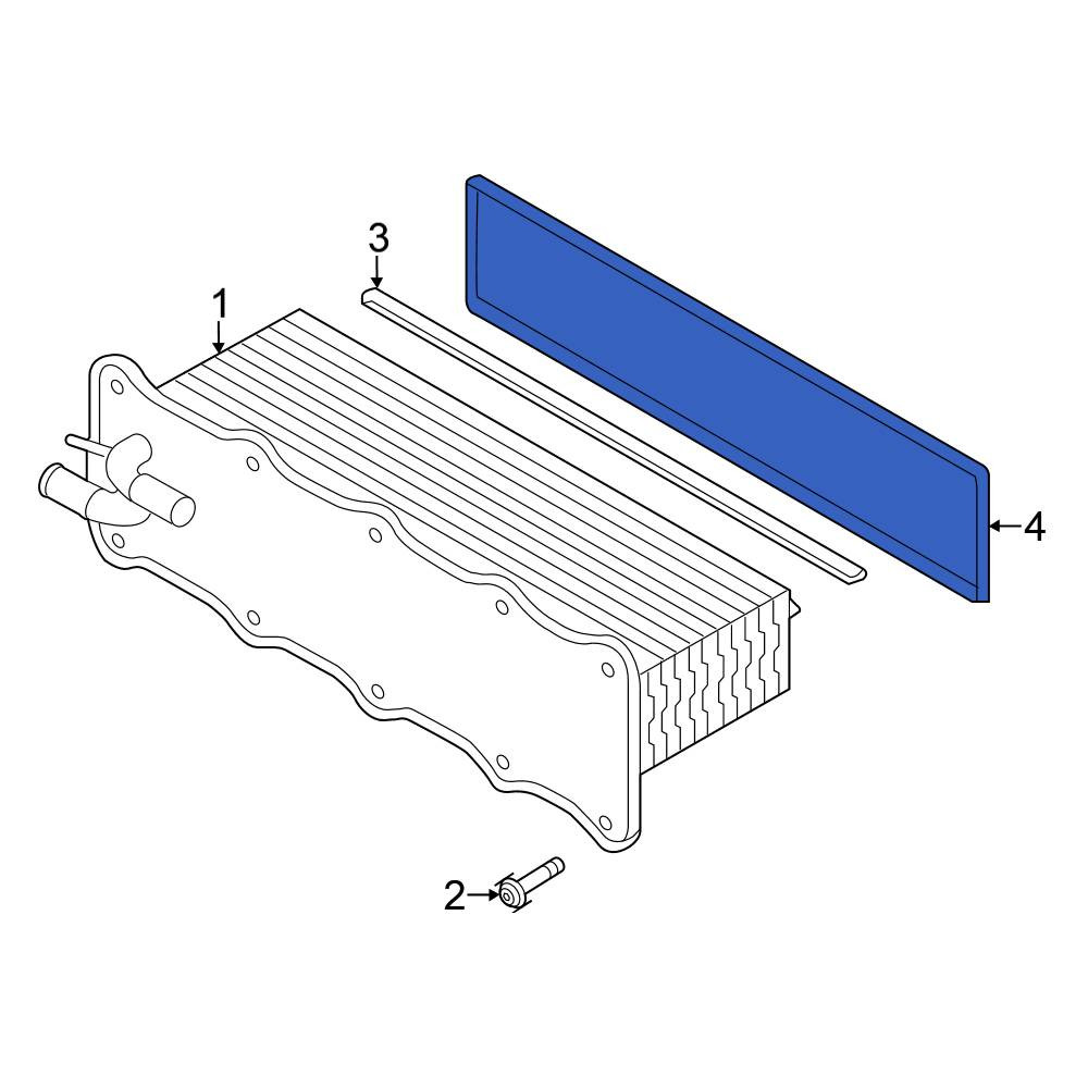 Volkswagen OE 04E145757 - Intercooler Gasket
