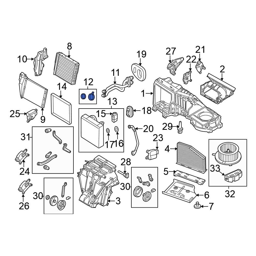 Volkswagen OE 8E0898380 - HVAC Heater Hose Clamp
