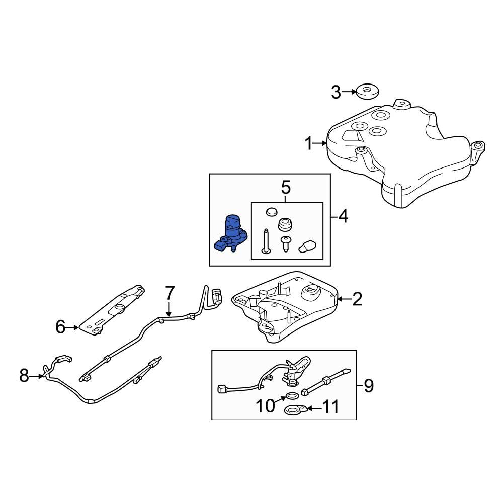 Volkswagen OE 5Q0131971B - Diesel Exhaust Fluid (DEF) Pump