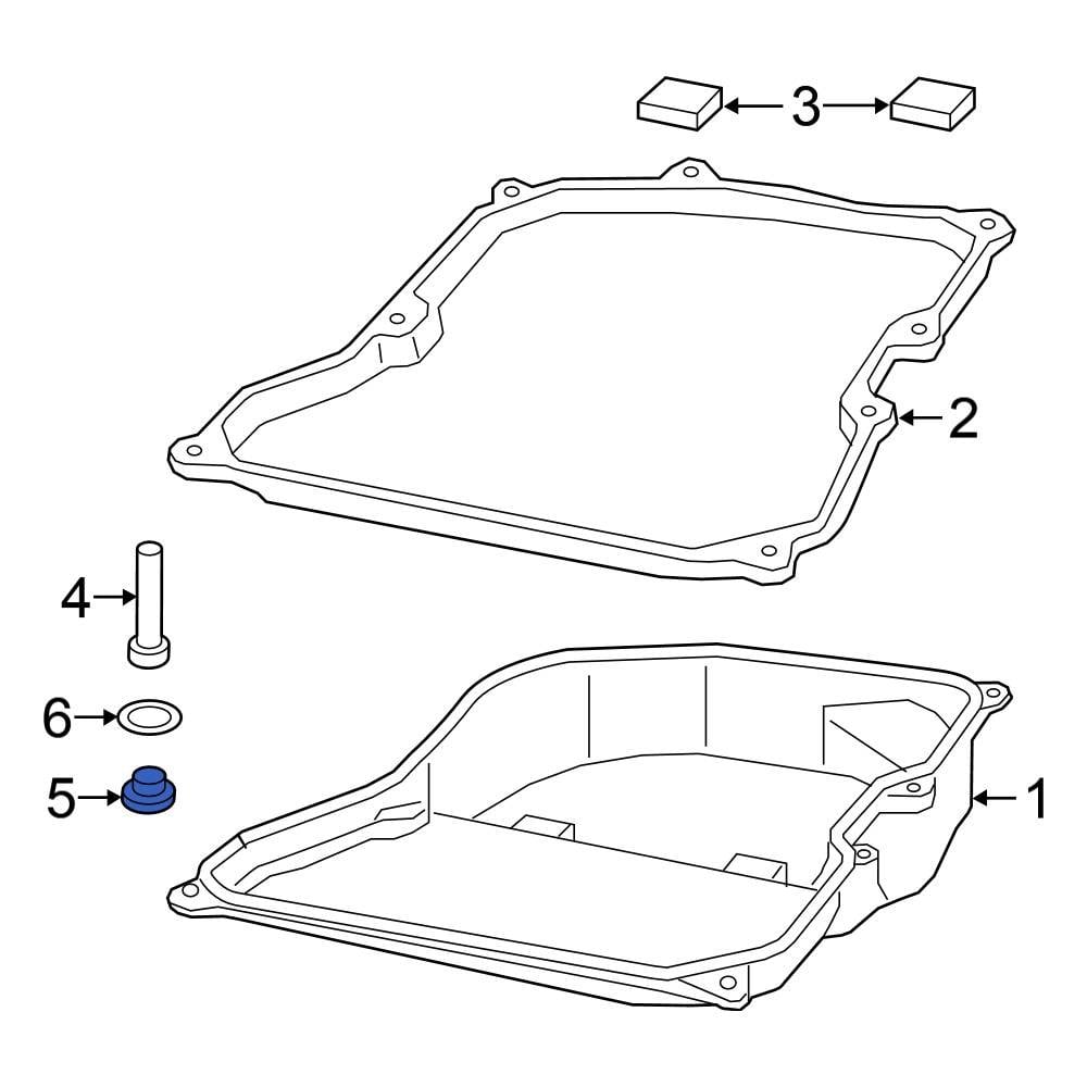 Volkswagen OE WHT000310A - Transmission Drain Plug