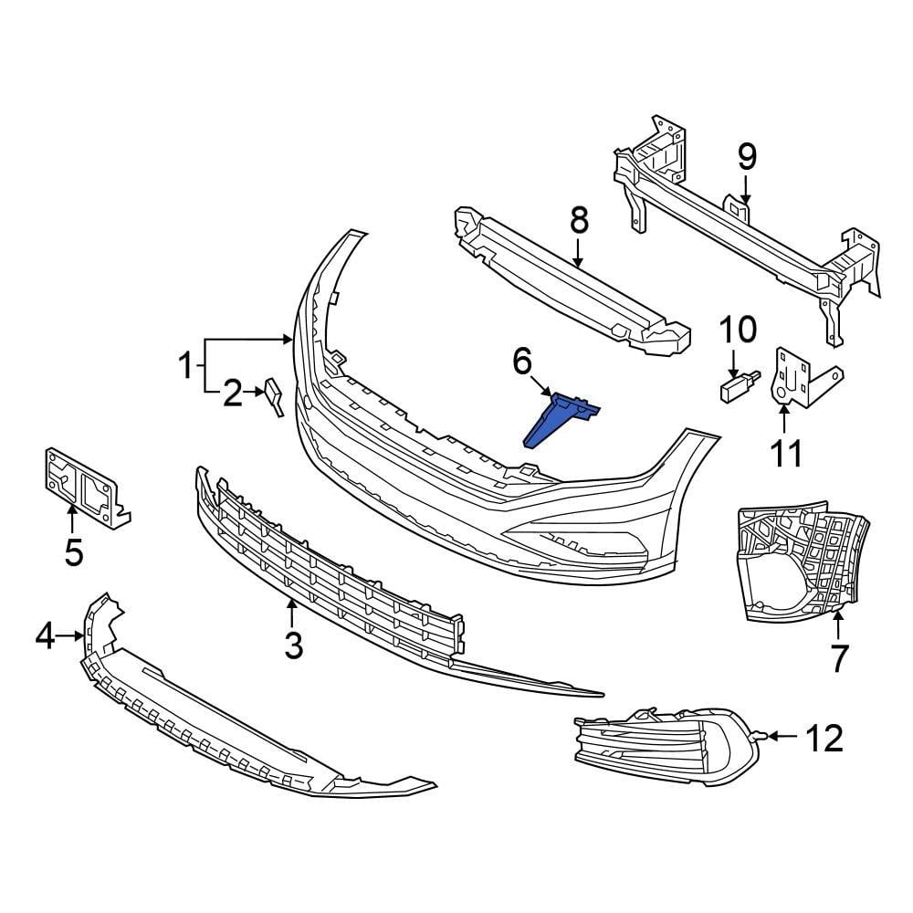 Volkswagen OE 17A807184A - Right Bumper Cover Bracket