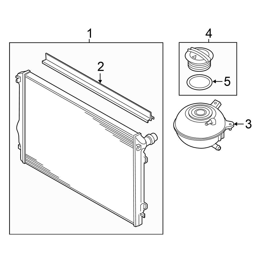 Volkswagen OE 2Q0121321A - Engine Coolant Reservoir Cap