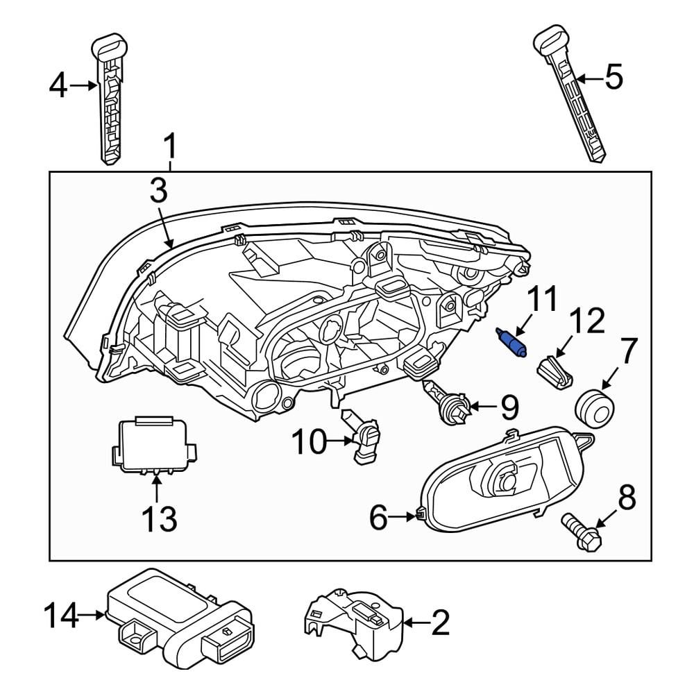 Volvo OE 30640997 - Front Turn Signal Light Bulb