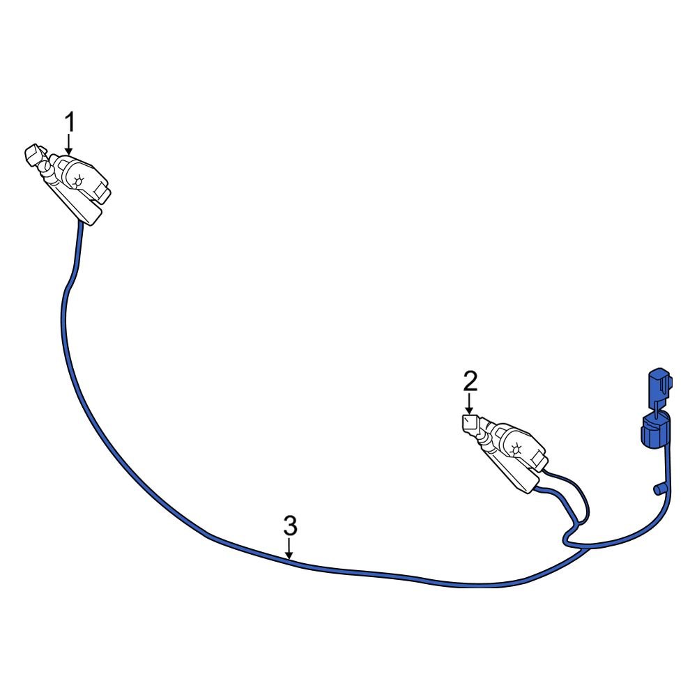 Volvo OE 30622606 - Rear Liftgate Washer Hose