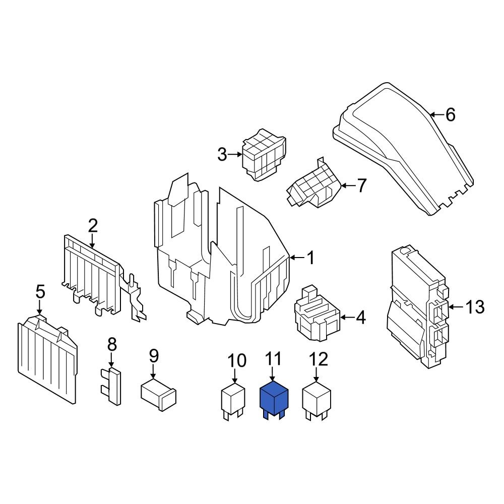 Volvo OE 30765043 - Accessory Power Relay