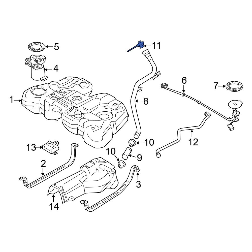 Volvo OE 31392044 - Fuel Tank Cap