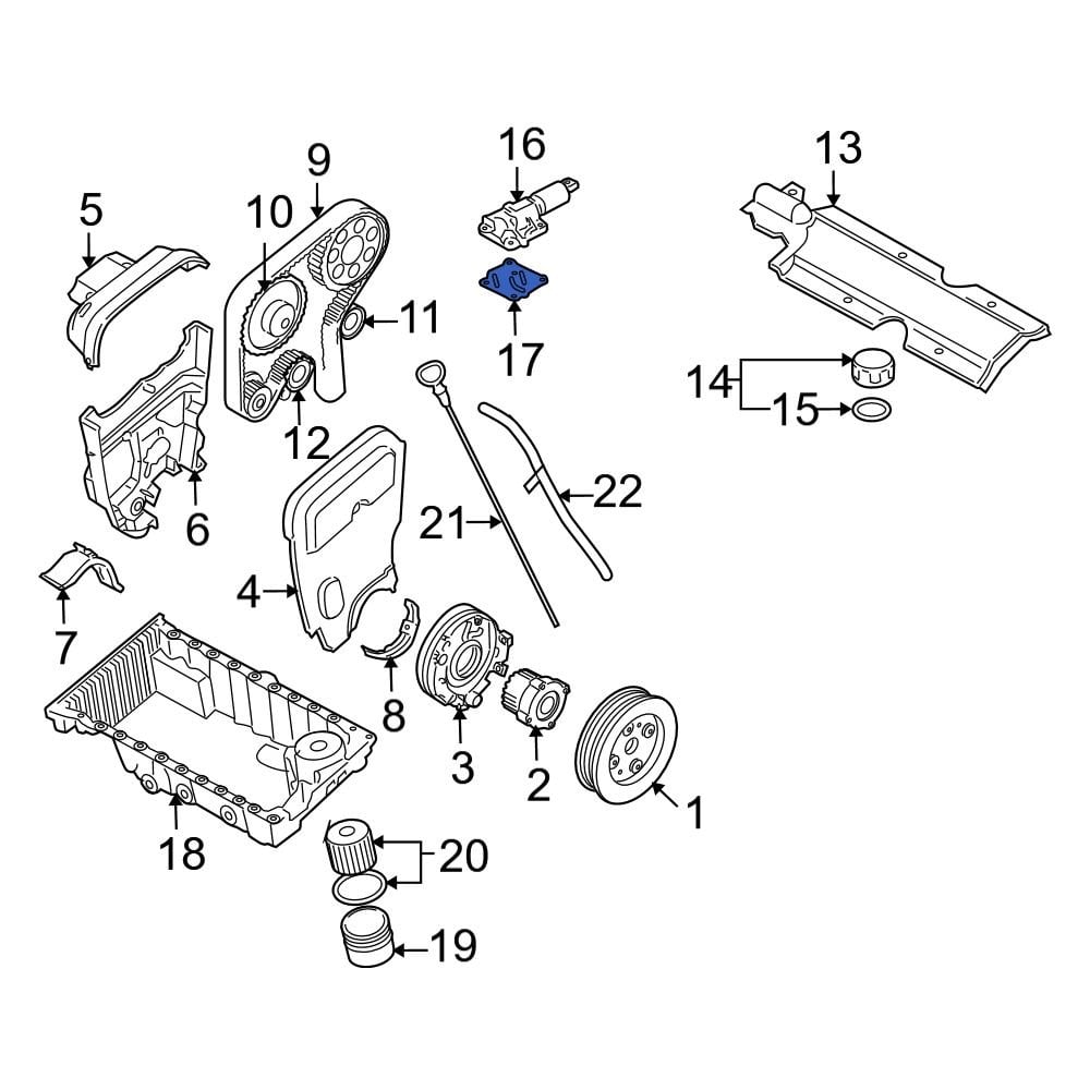 Volvo OE 30731212 - Engine Variable Valve Timing (VVT) Solenoid Seal
