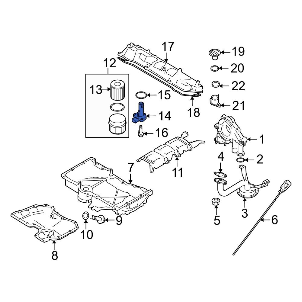 Volvo OE 31368695 - Engine Oil Level Sensor
