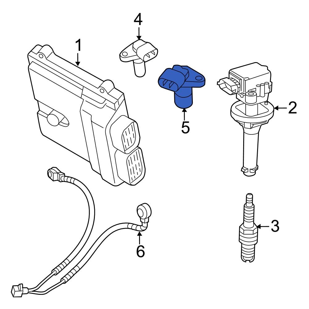 Volvo OE 8658495 - Engine Camshaft Position Sensor
