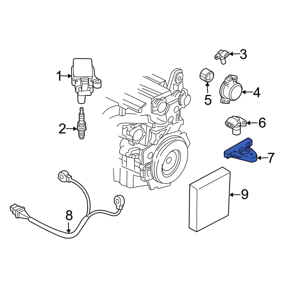 Volvo OE 30637802 - Engine Camshaft Position Sensor Bracket
