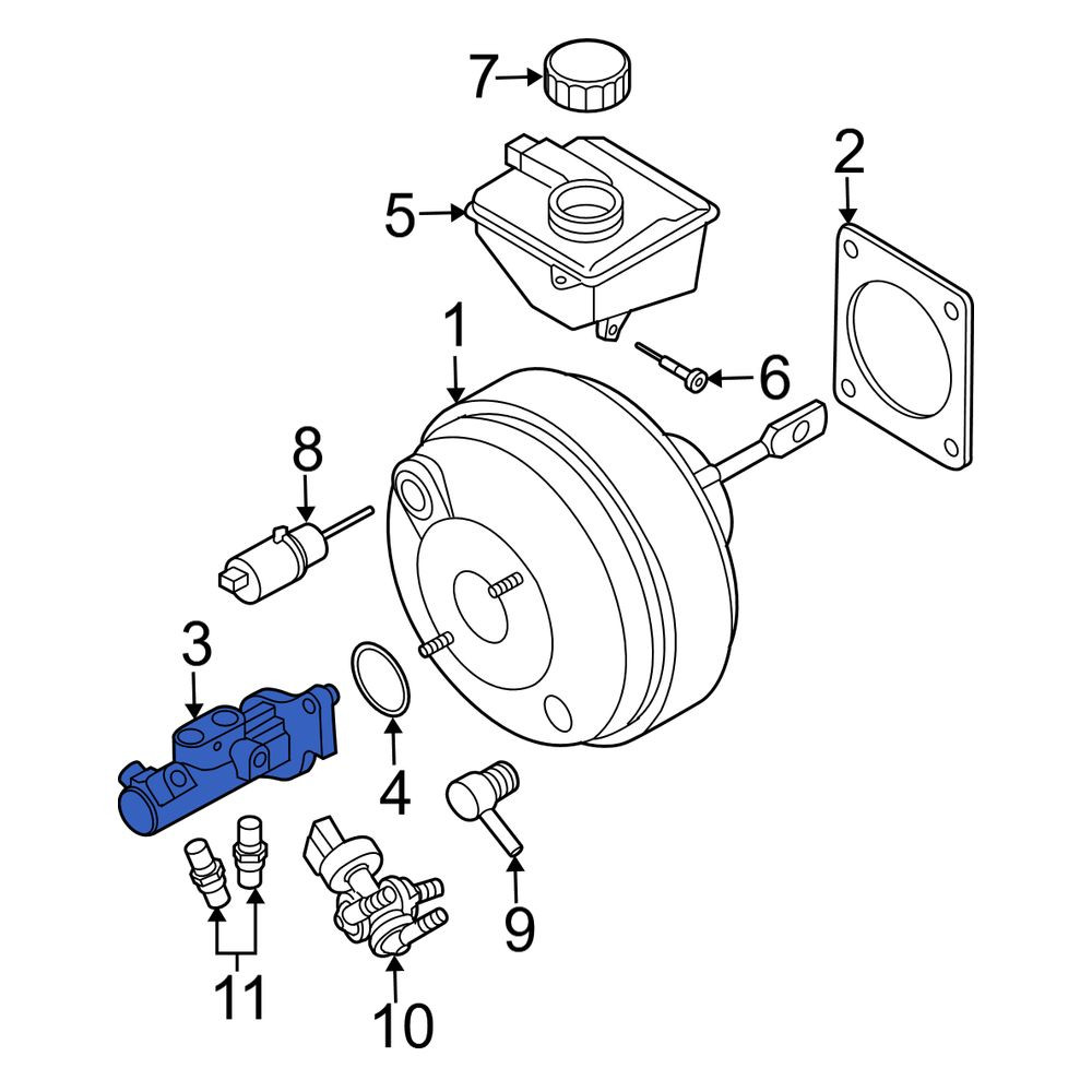 Volvo OE 36002376 - Brake Master Cylinder