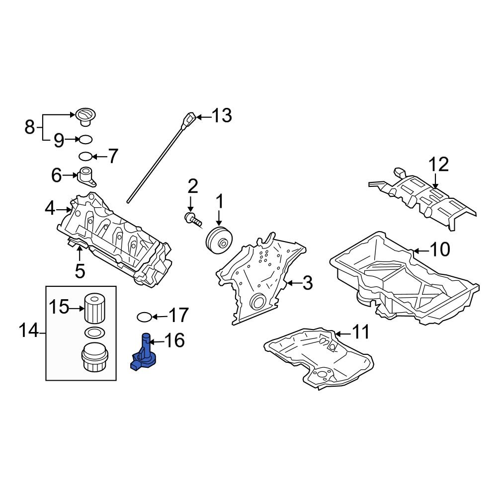 Volvo OE 31368695 - Engine Oil Level Sensor
