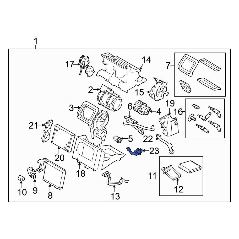 Volvo OE 31404456 - Front A/C Evaporator Temperature Sensor