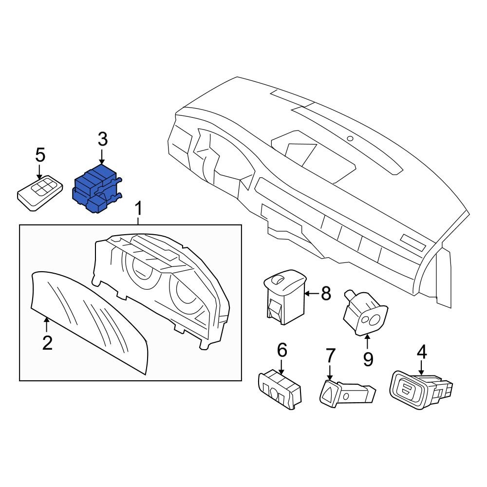 Volvo OE 31268326 - Ignition Switch