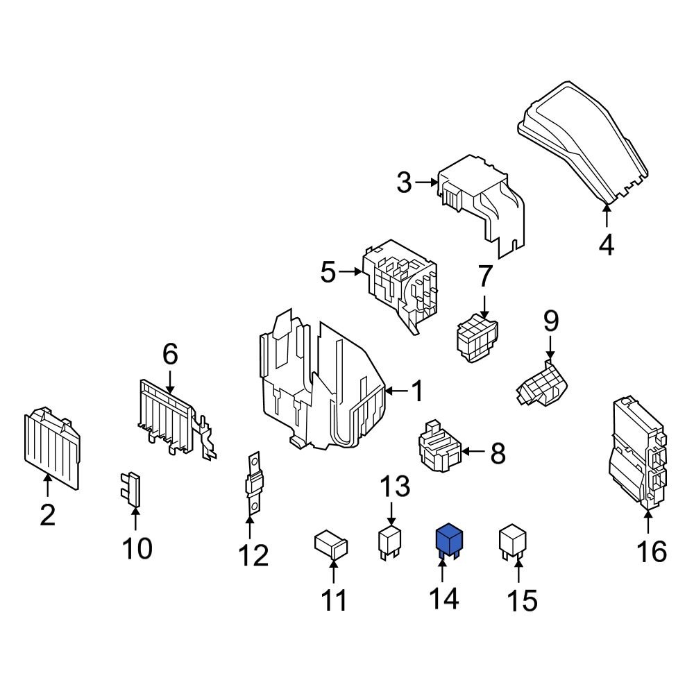 Volvo OE 30765043 - Accessory Power Relay